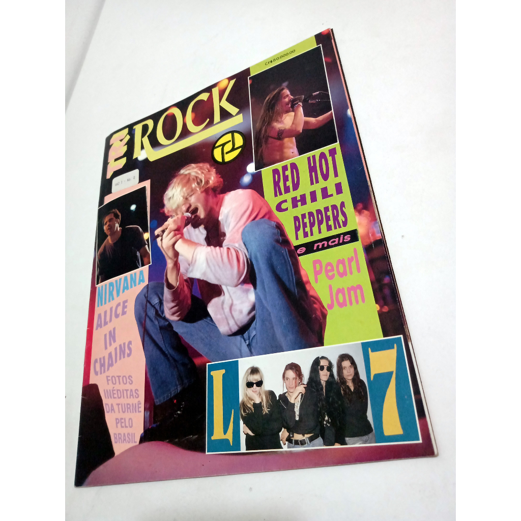 Revista Nirvana - Tri Rock nº 2 - Cobain Alice Chains Red Hot Pearl Jam ...