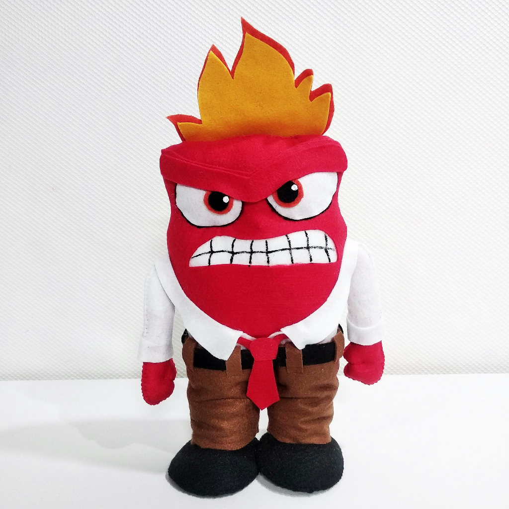 Boneco da Raiva em feltro Divertida Mente | Shopee Brasil