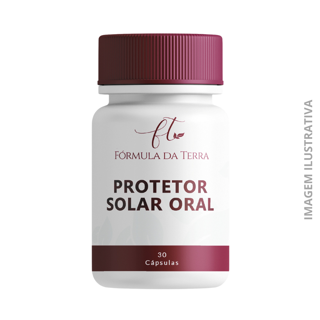 Protetor Solar Oral - Frasco com 30 cápsulas - Para os dias de Sol ...