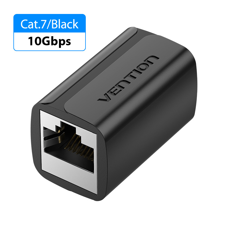 Emenda Extensor Rj45 Adaptador Cabo Rede Cat7 10gbps Vention | Shopee ...