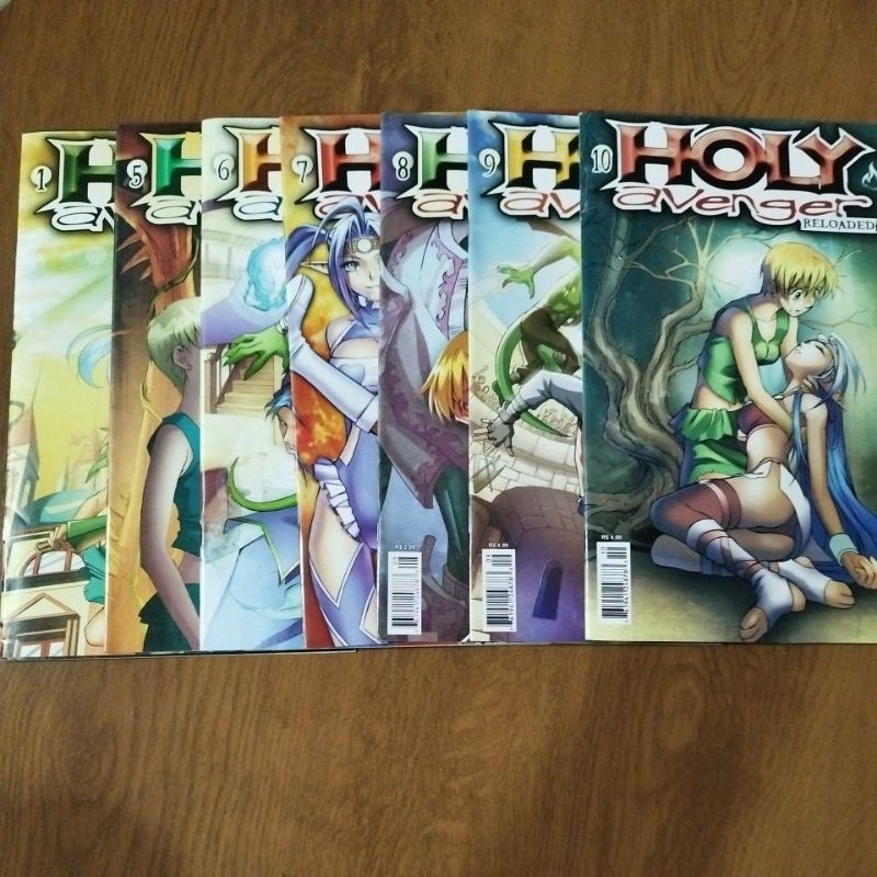 Super Lote Holy Avenger Reloaded ( Mythos ) Mangá | Shopee Brasil
