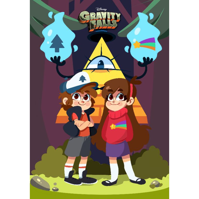 Print Gravity Falls | Shopee Brasil