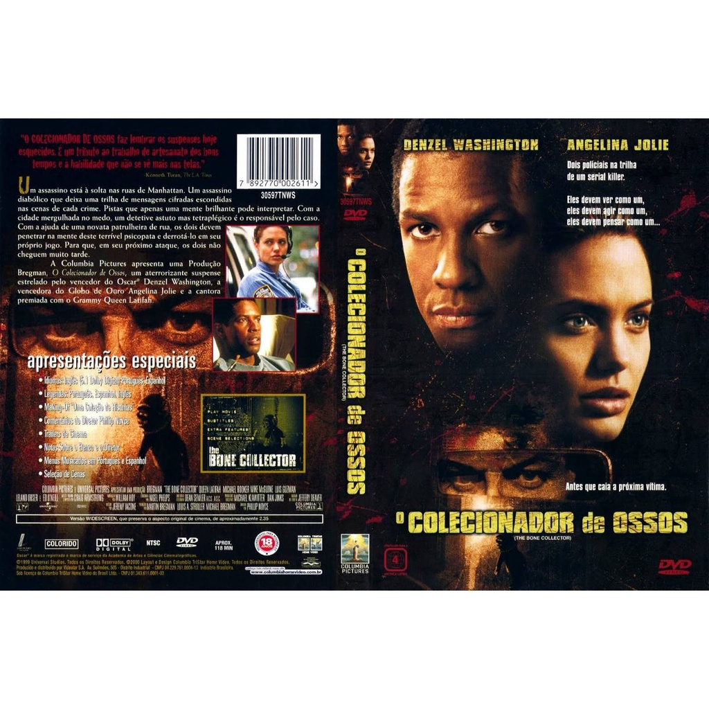 Dvd - Colecionador de Ossos | Shopee Brasil