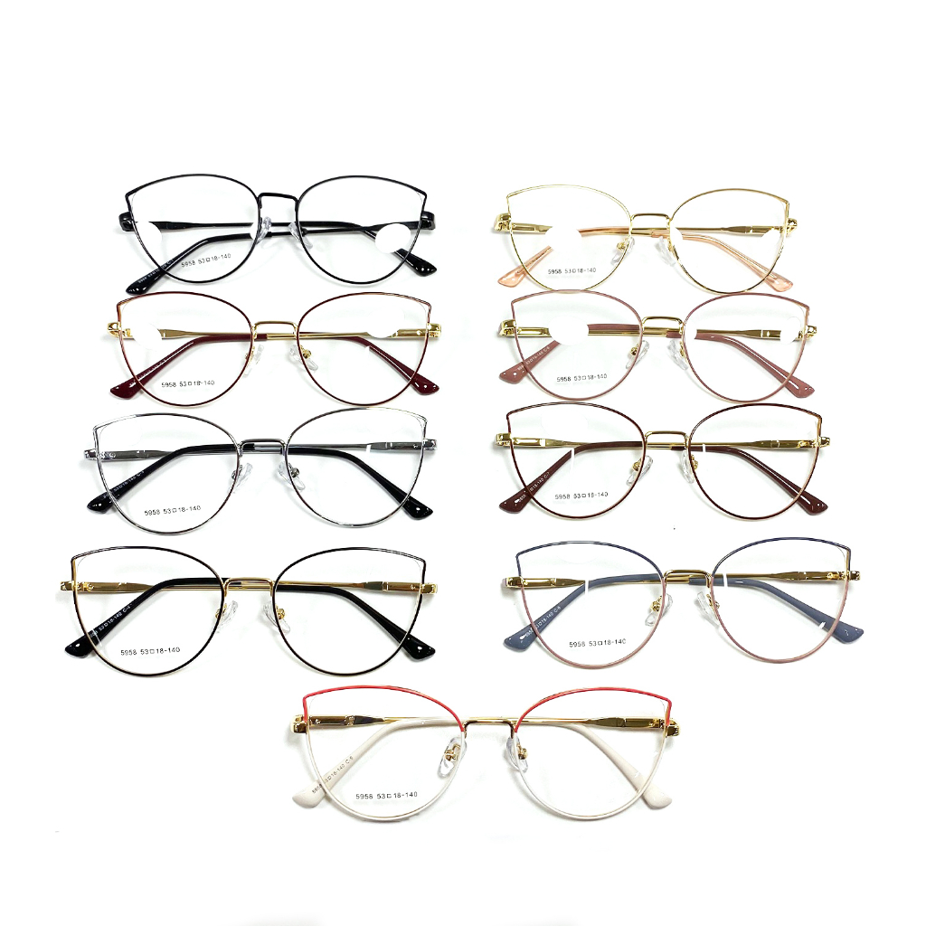 Armação De Óculos Feminina Sem Grau Retro Af1010 | Shopee Brasil