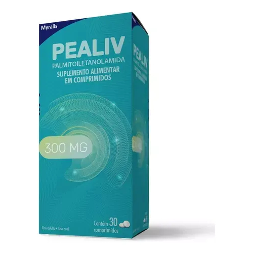 Suplemento Alimentar Pealiv 300mg Com 30 Comprimidos Myralis | Shopee ...