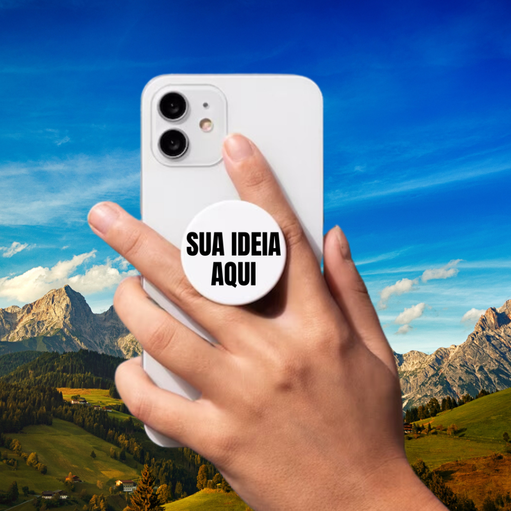 Popsocket Personalizado com Foto, Imagem ou Logo | Shopee Brasil