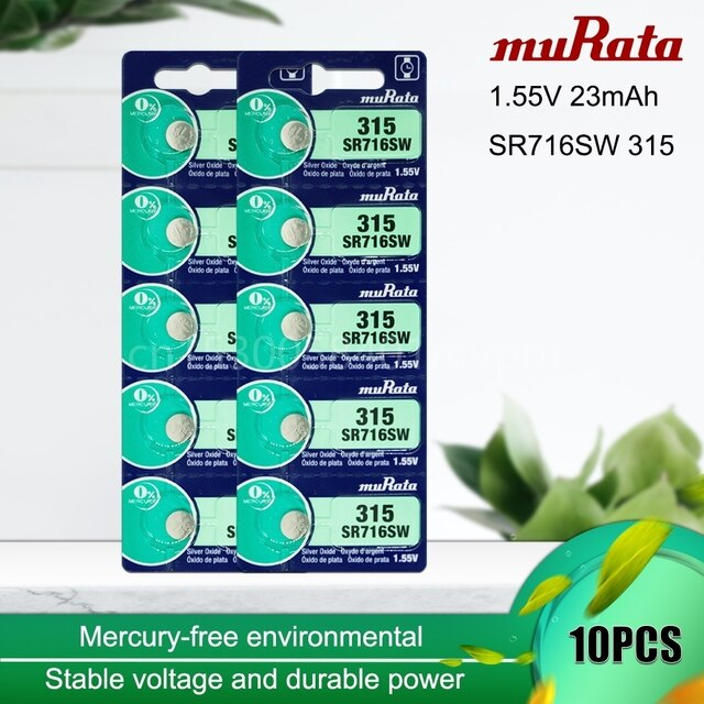 Bateria MURATA 315 SR716SW Relógio Original | Shopee Brasil