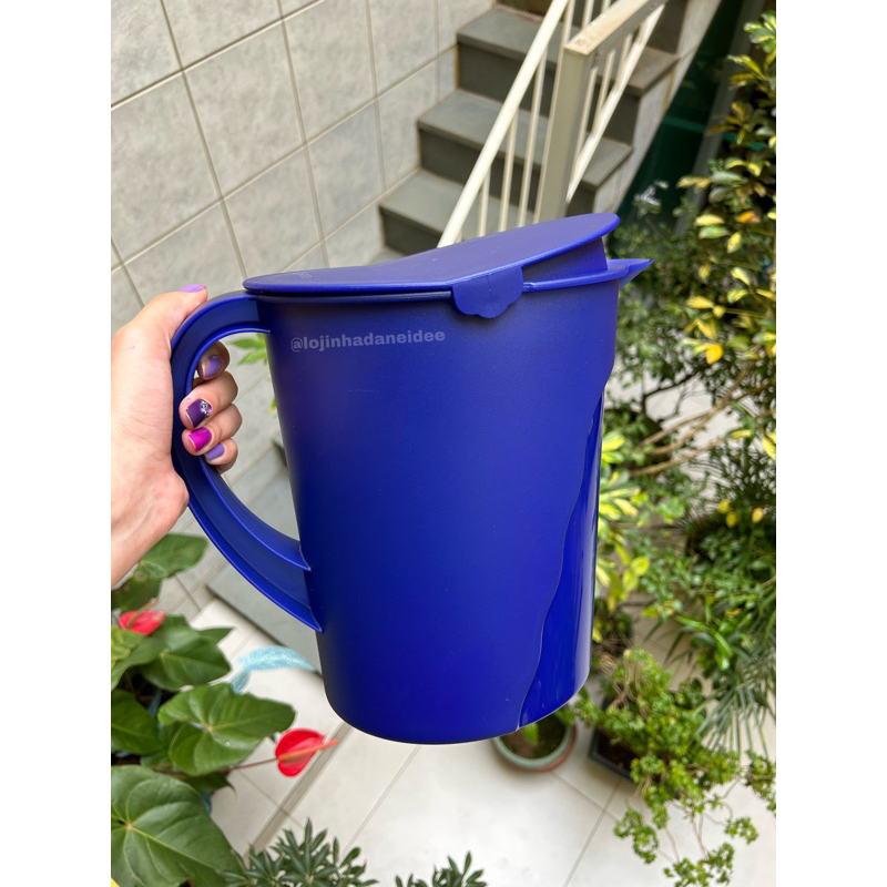 Tupperware Jarra Murano Azul 3,8 litros | Shopee Brasil