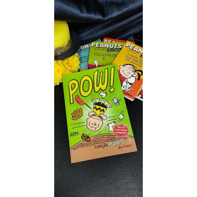 Livro/tirinhas Pow coleção Peanuts de Schulz NOVO/LACRADO | Shopee Brasil