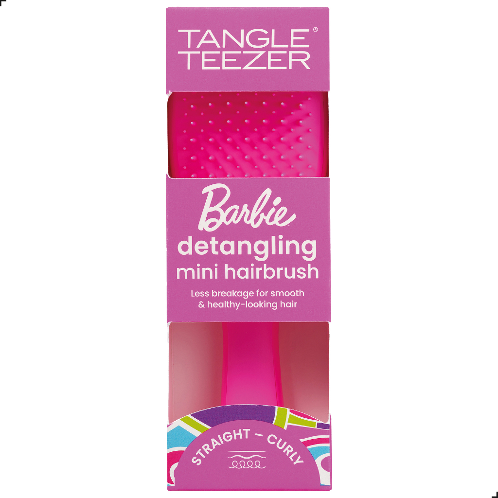 Escova Tangle Teezer Mini Ultimate Detangler Ed. Barbie Desembaraçar ...