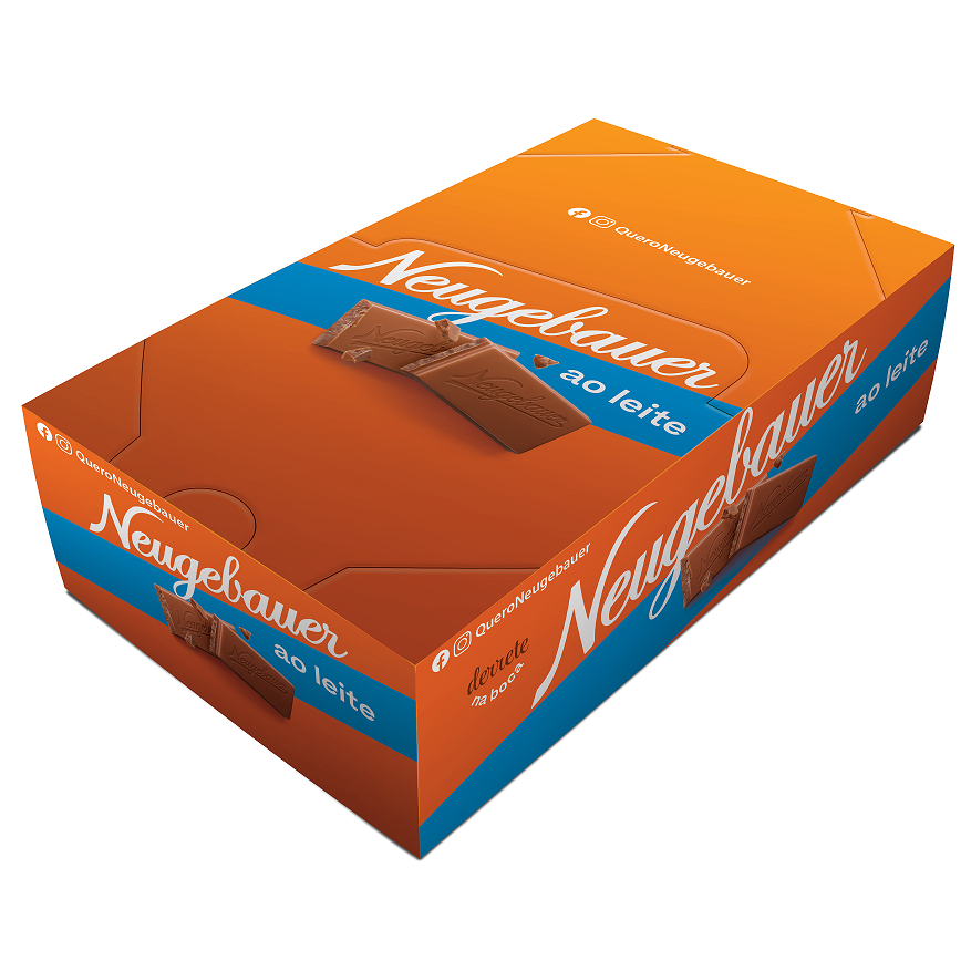 Display Chocolate Ao Leite Neugebauer com 40 unidade de 9g | Shopee Brasil