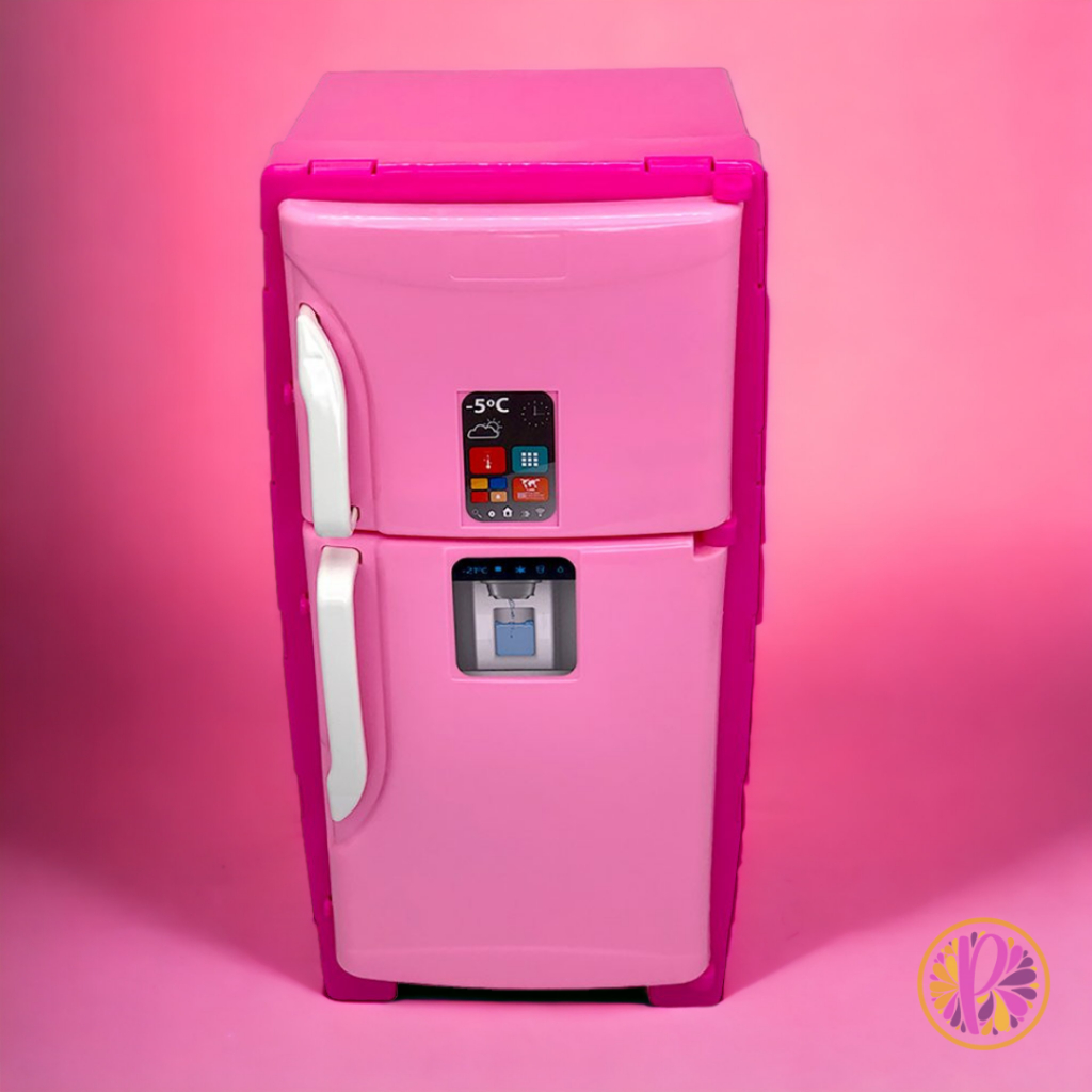 Mini Geladeira Freezer de Brinquedo com Formas de Gelo, Gaveteiros e ...