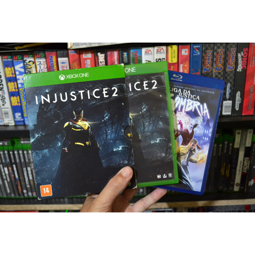 Injustice 2 + Box Filme DVD Xbox One / Mídia Física | Shopee Brasil