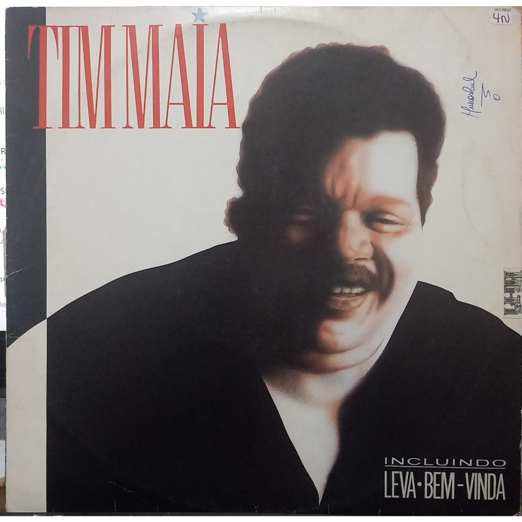 Disco de Vinil LP Tim Maia (com encarte) | Shopee Brasil