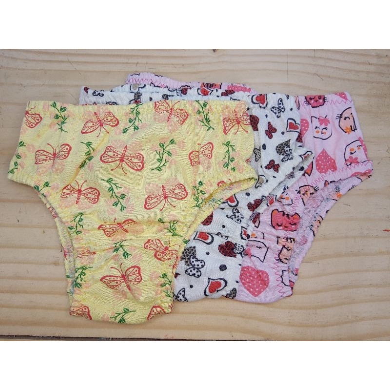 trio calcinha infantil, calcinha menina, calcinha shopee | Shopee Brasil
