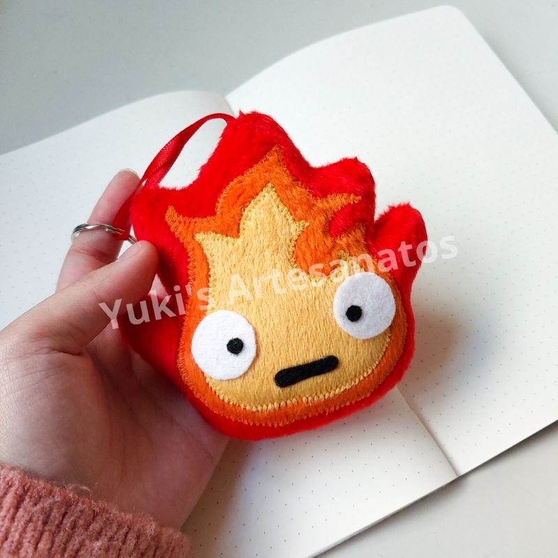 Chaveiro Calcifer (O Castelo Animado) - Studio Ghibli | Shopee Brasil