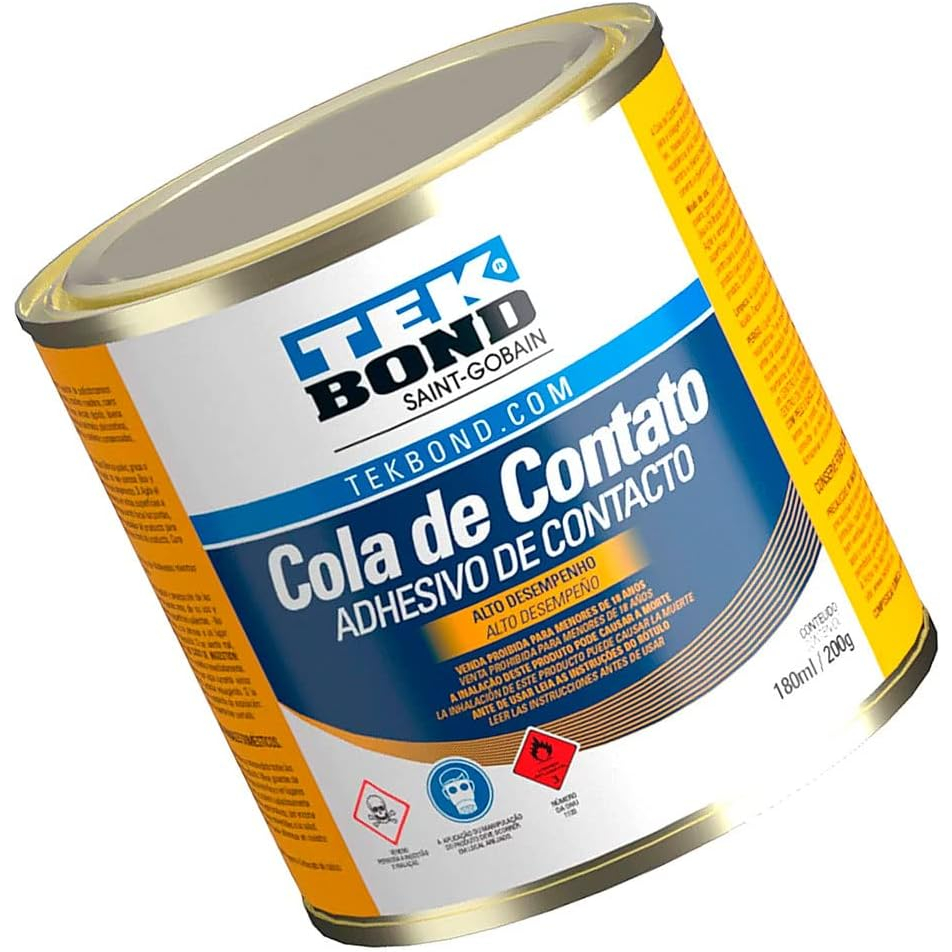 Cola De Contato SAPATEIRO Tek Bond Alto Desempenho 180ml/200g | Shopee ...