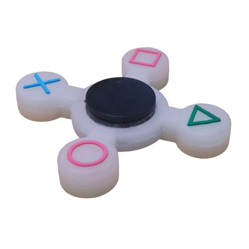 Fidget Hand Spinner Emborrachado Joystick Controle com Botões de Game ...