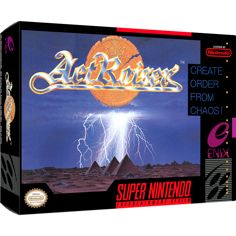 ActRaiser com caixa e manual Super Nintendo Novo | Shopee Brasil