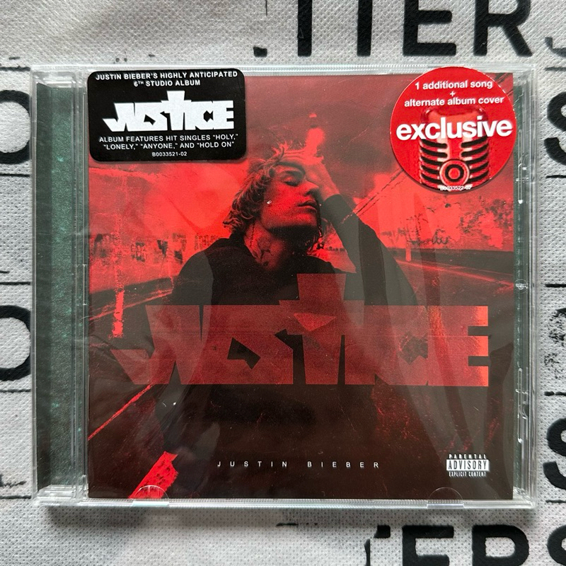 CD Justin Bieber - Justice Target (LACRADO) Importado Capa Alternativa ...