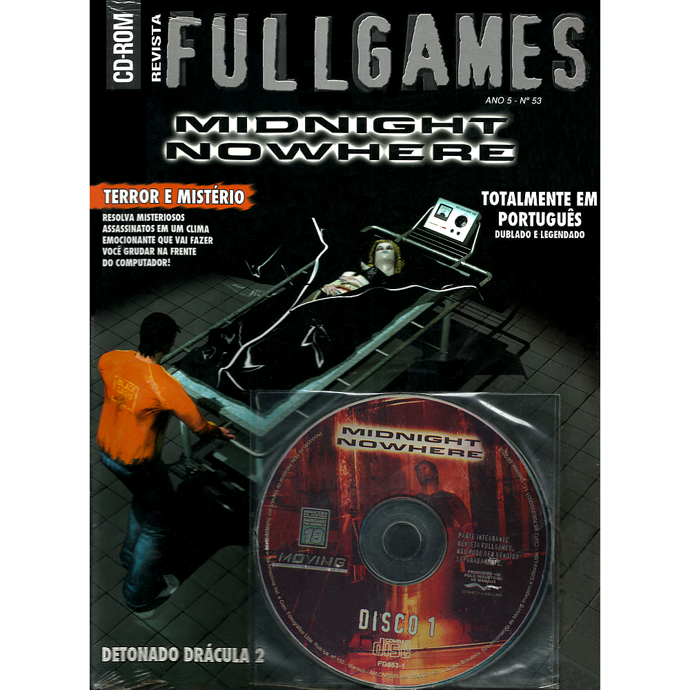 REVISTA FULLGAMES - MIDNIGHT NOWHERE - Game PC ORIGINAL LACRADO | Shopee Brasil