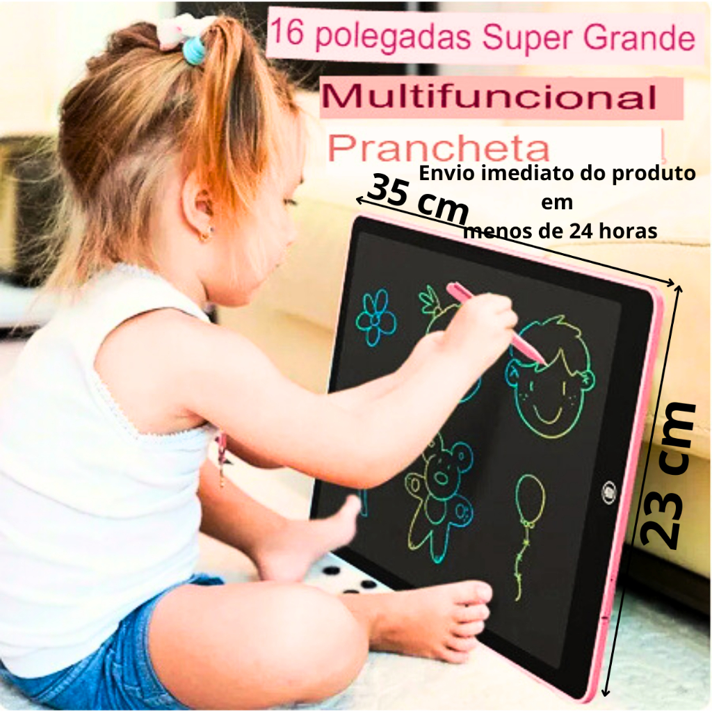 Lousa Magica Infantil 16 polegadas Tablet Brinquedos Infantil Magico ...