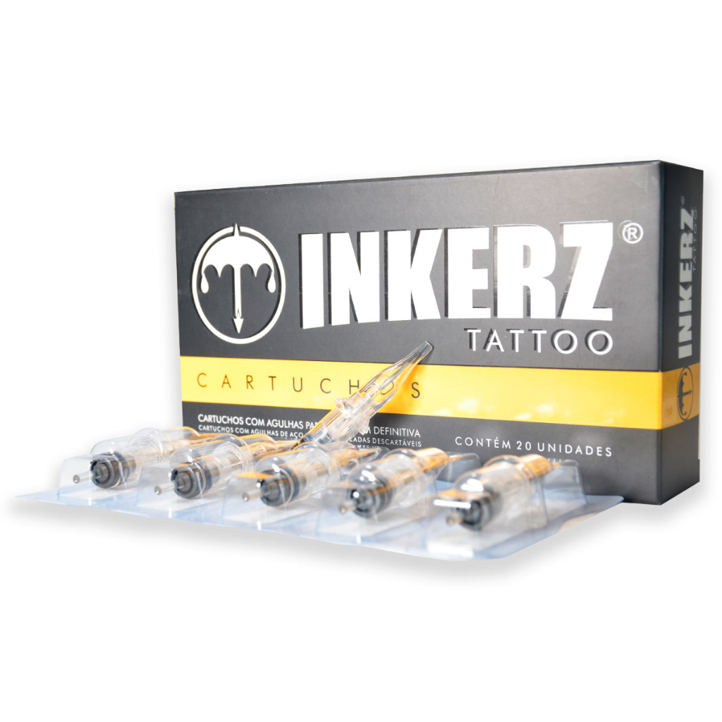 Caixa 20 un Cartuchos Para Tatuagem Tattoo RL INKERZ Premium | Shopee ...