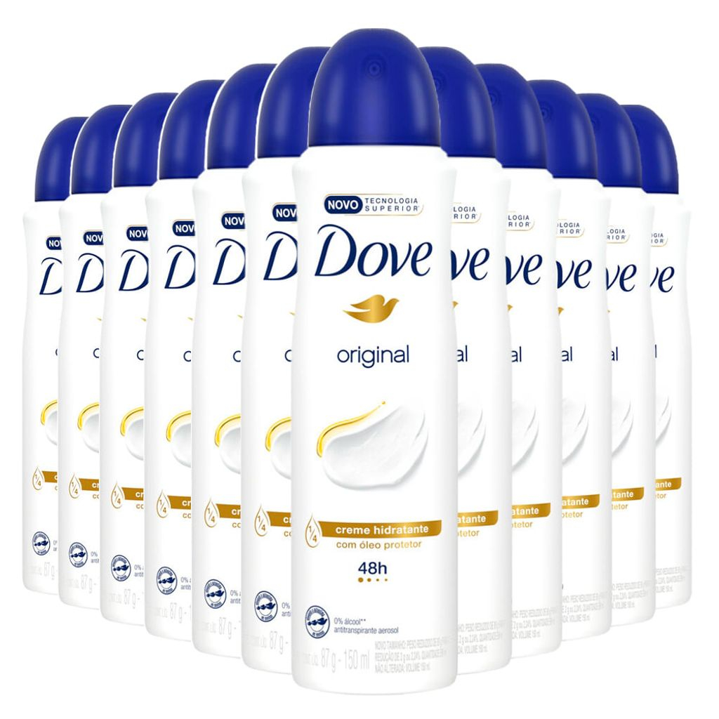 Desodorante Dove Original Aerosol 150ml/89g | Shopee Brasil