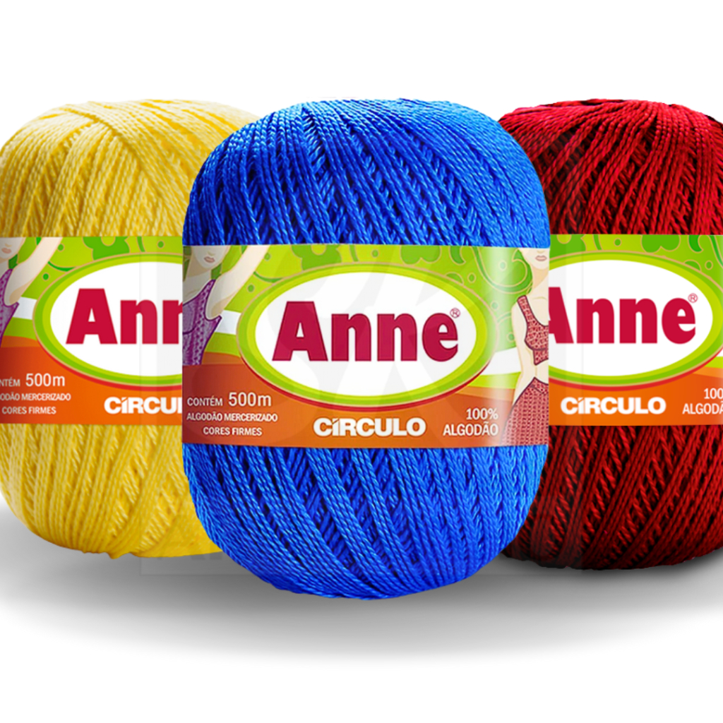 Linha De Croche Anne Circulo Catalogo 01 - 147g/500m | Shopee Brasil