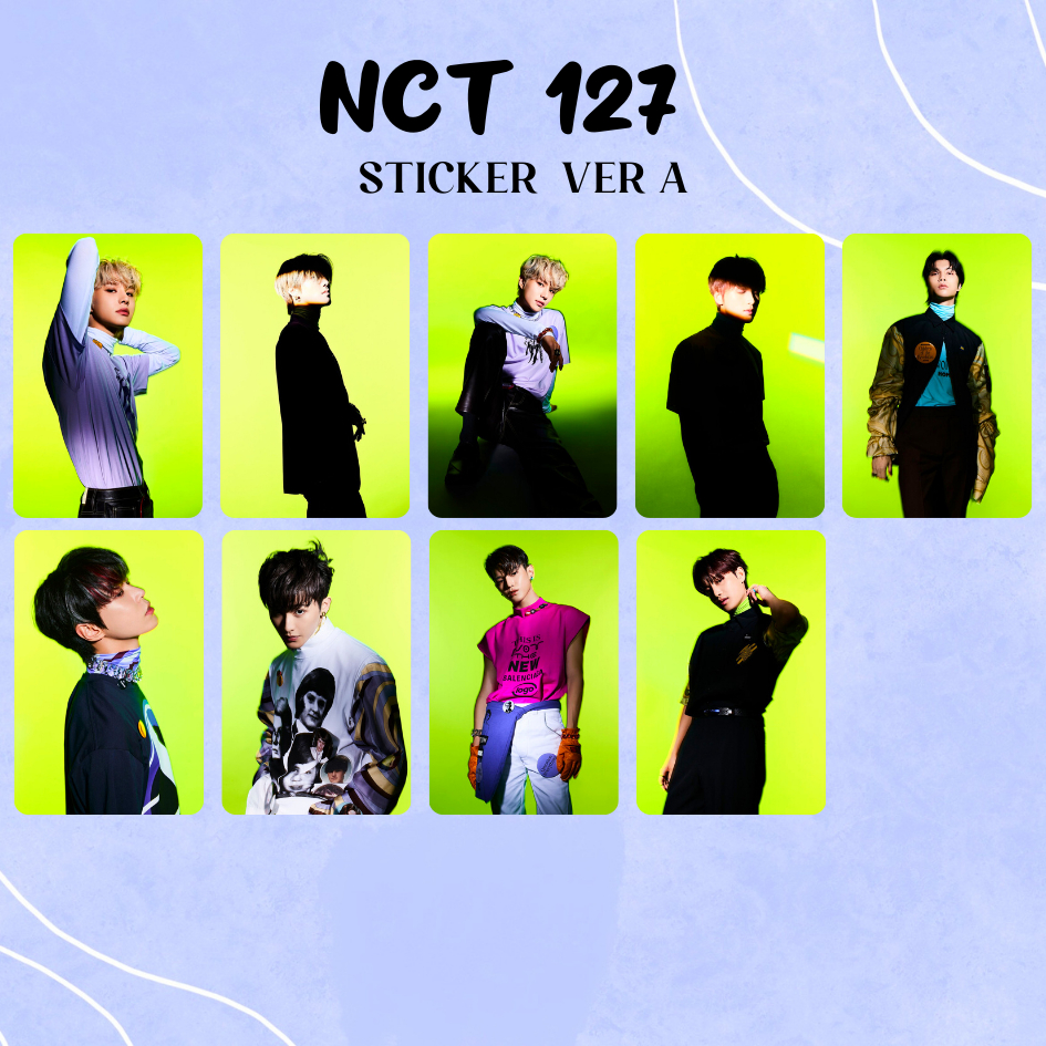 Photocards NCT 127 Sticker | Shopee Brasil