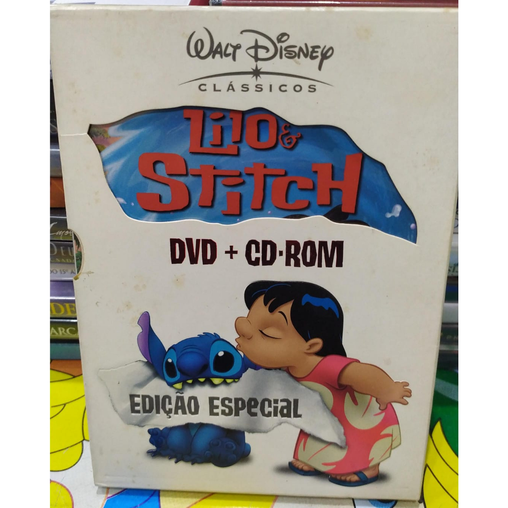 dvd LILO & STITCH- dvd + cd rom | Shopee Brasil