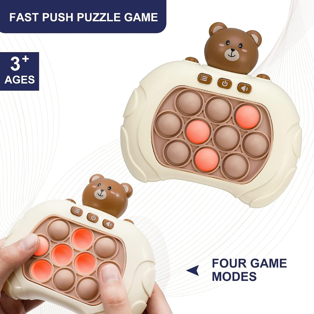 Fast Push Game POP IT Giro Brinquedo Game Anti Stress Ansiedade ...