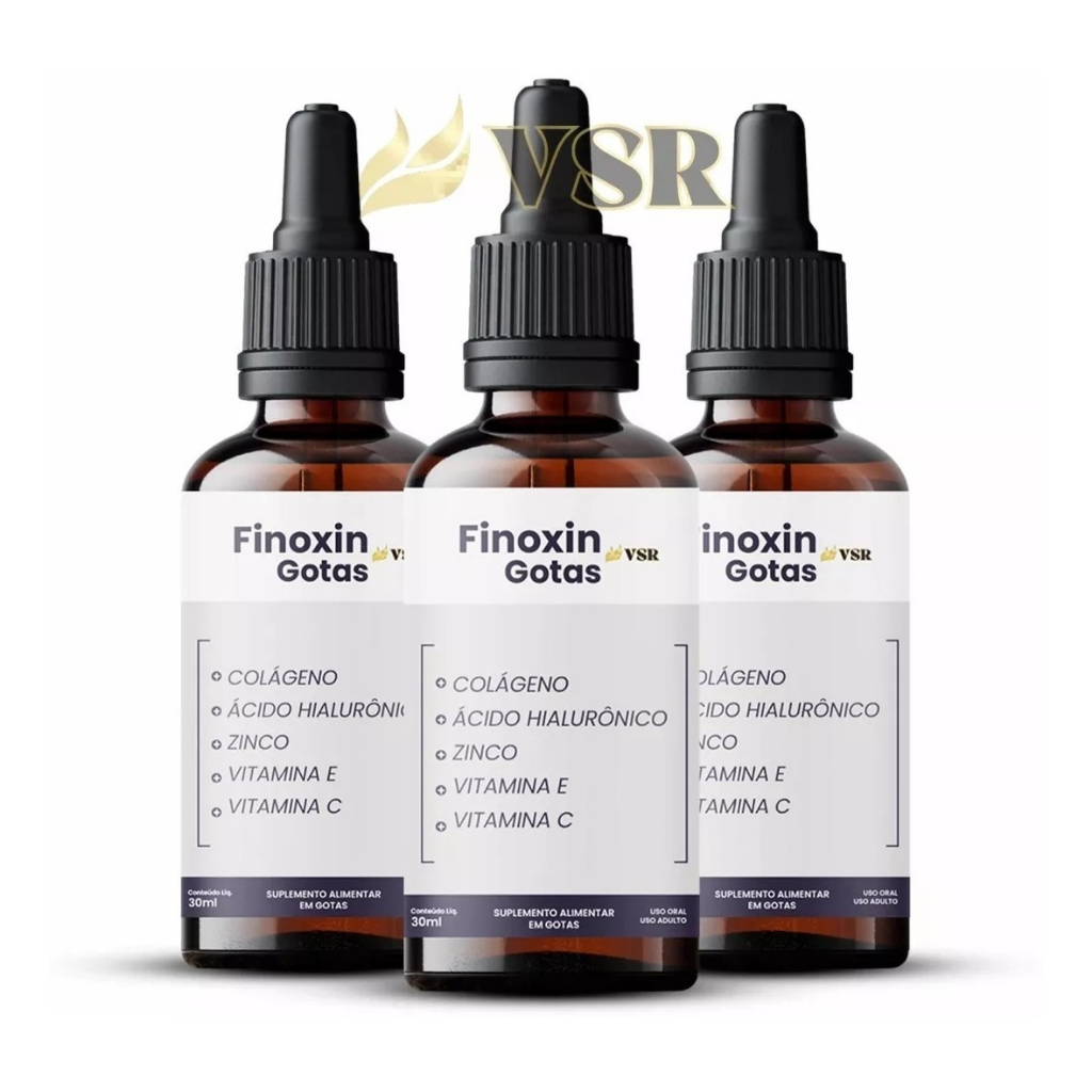 3 Finoxin Gotas - Suplemento Em Gotas | Shopee Brasil