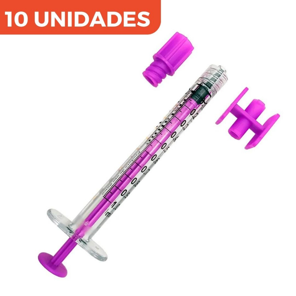 Seringa Cristal Botox Cristaline 1ml s/agulha 10 unidades Alur Medical ...