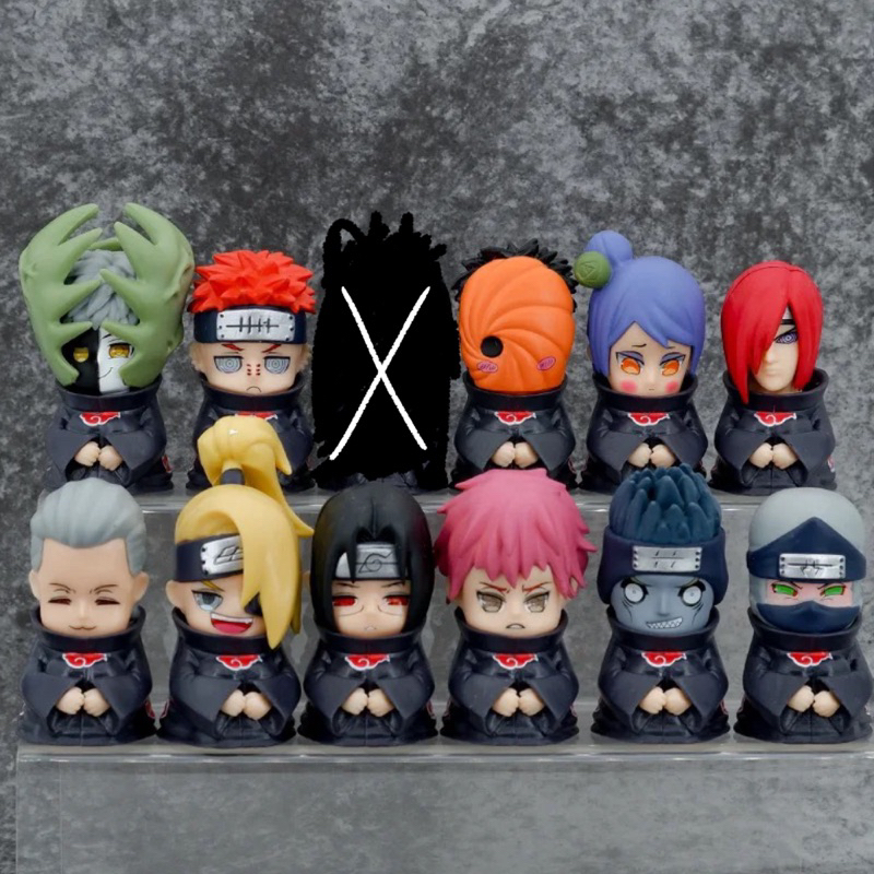 COLEÇÃO ACTION FIGURE AKATSUKI NARUTO | Shopee Brasil