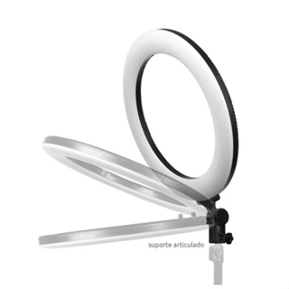 Iluminador Ring Light 14 Polegadas COM Tripe 2.1m COM 3 Suporte De Celular | Shopee Brasil