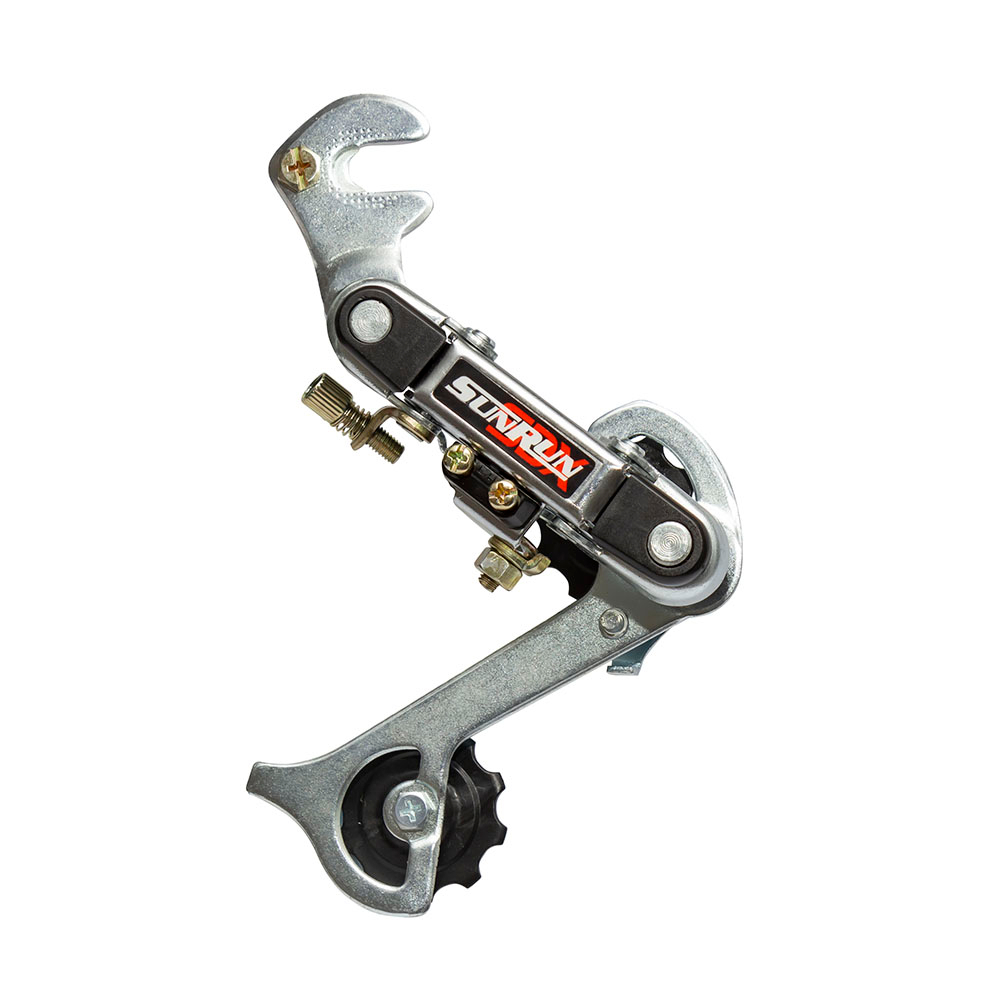 Câmbio Traseiro Bicicleta Preto Com Gancheira 3x6v Sun Run Bike 18v ...