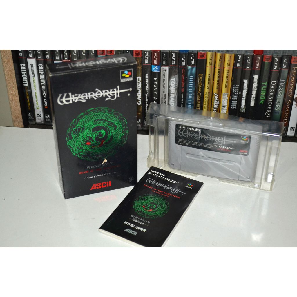 Wizardry V Super Nintendo SNES / Super Famicom Original | Shopee Brasil