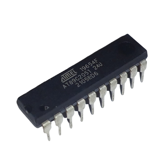 MICROCONTROLADOR AT89C2051-24PU DIP-20 ATMEL | Shopee Brasil