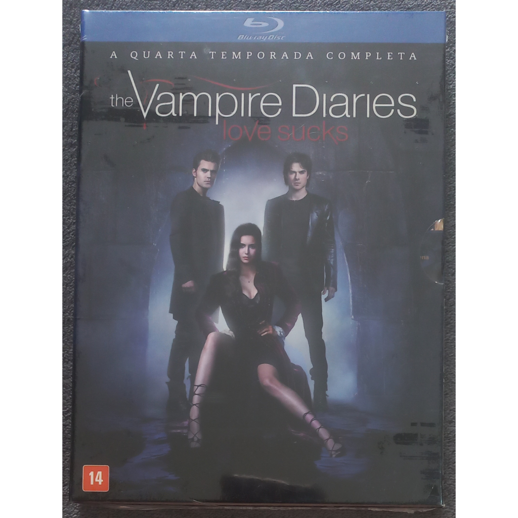 Blu-ray Box • The Vampire Diaries - 4° Temporada [LACRADO] | Shopee Brasil