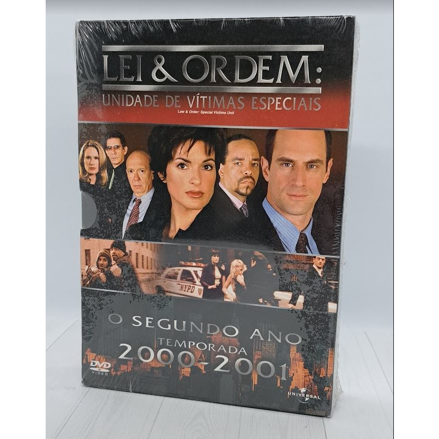 Lei e Ordem SVU Unidade de Vítimas Especiais Temporada 2 DVD Box Original Lacrado Novo | Shopee ...