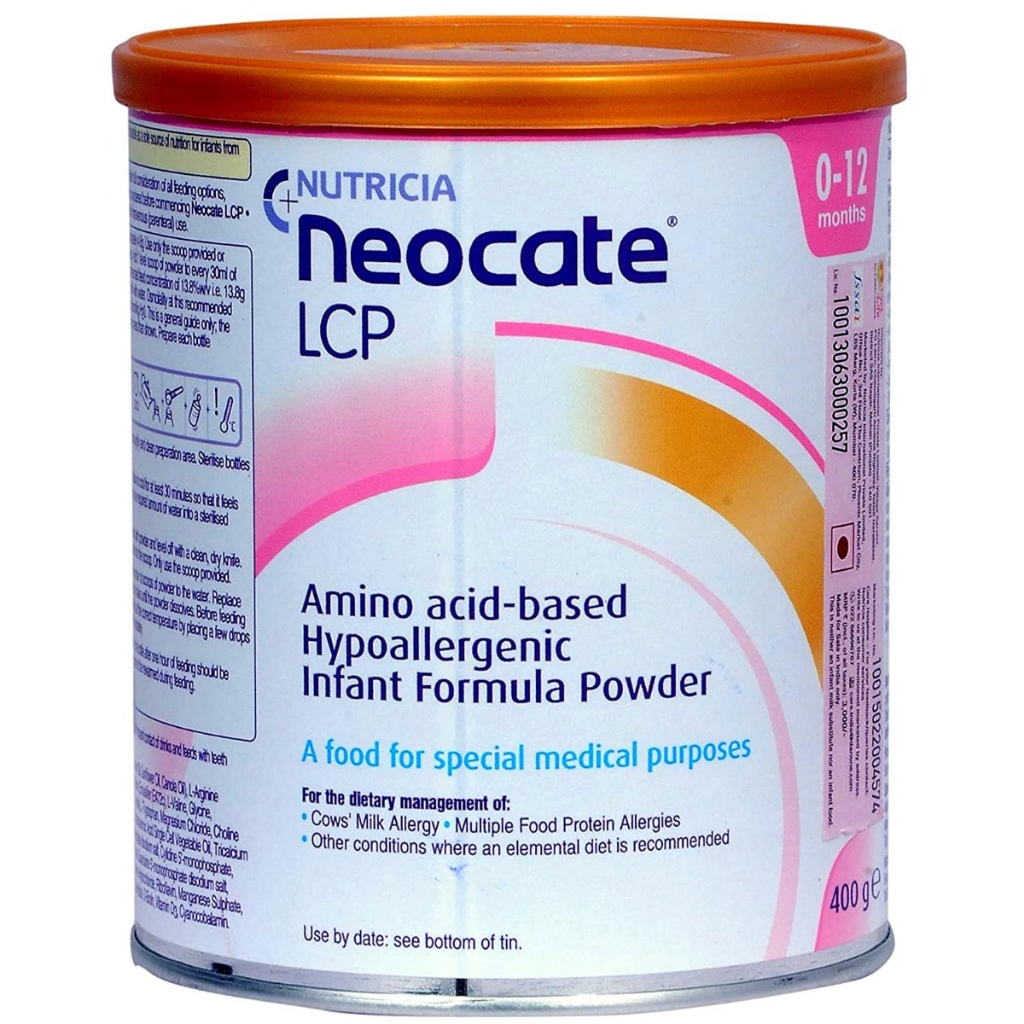 FORMULA INFANTIL NEOCATE ORIGINAL LCP 400G DANONE | Shopee Brasil
