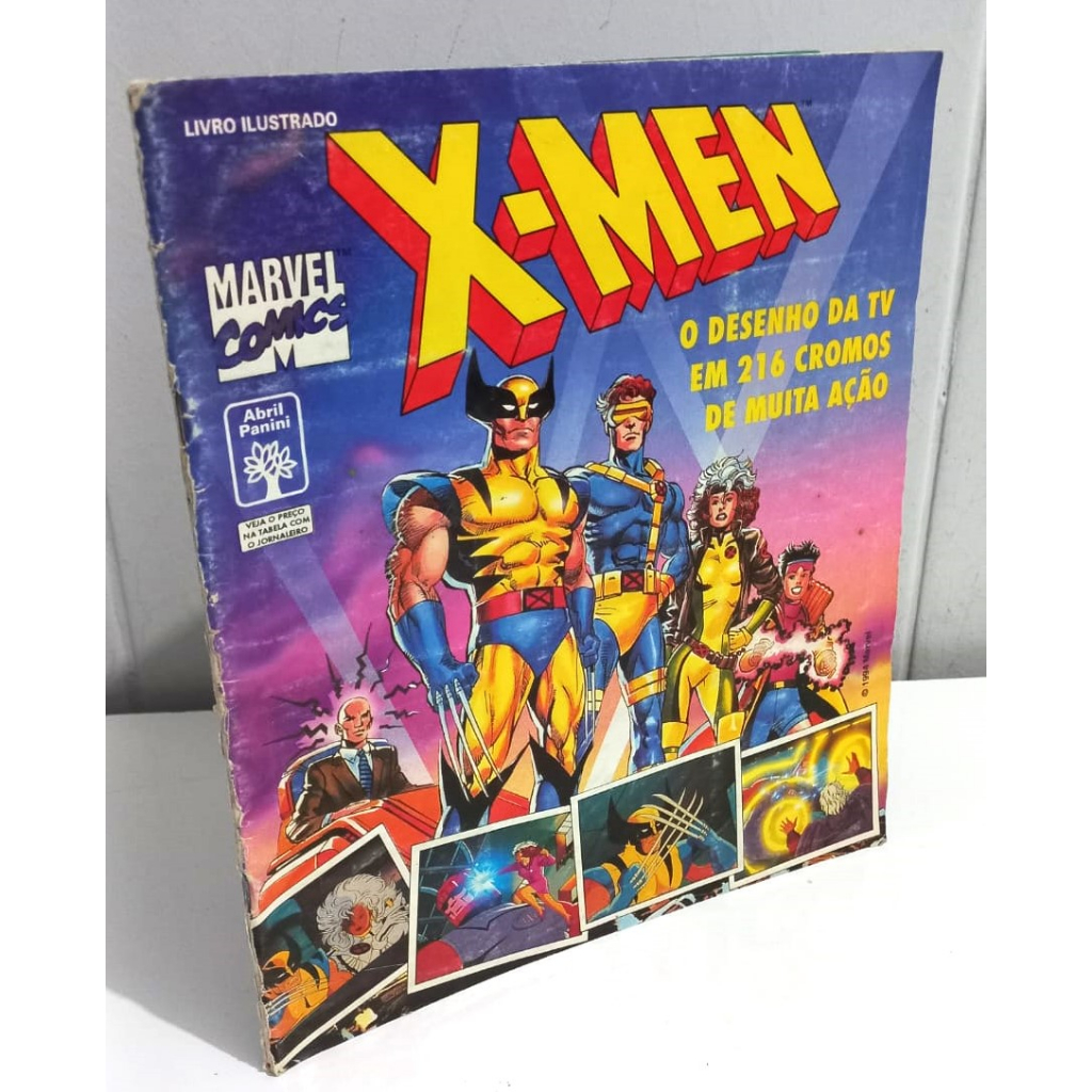Album de Figurinhas X-Men Desenho Animado Editora Abril 1995 | Shopee Brasil