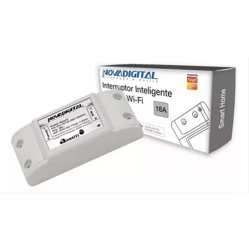 KIT 1 a 4 Módulo Interruptor Relé Mini Wifi 1 Canal 16a Tuya Smart Life ...