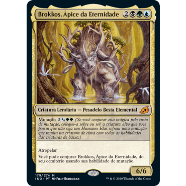 Comander Brokkos, Ápice da Eternidade. Deck Azul/Preto/Verde. | Shopee ...