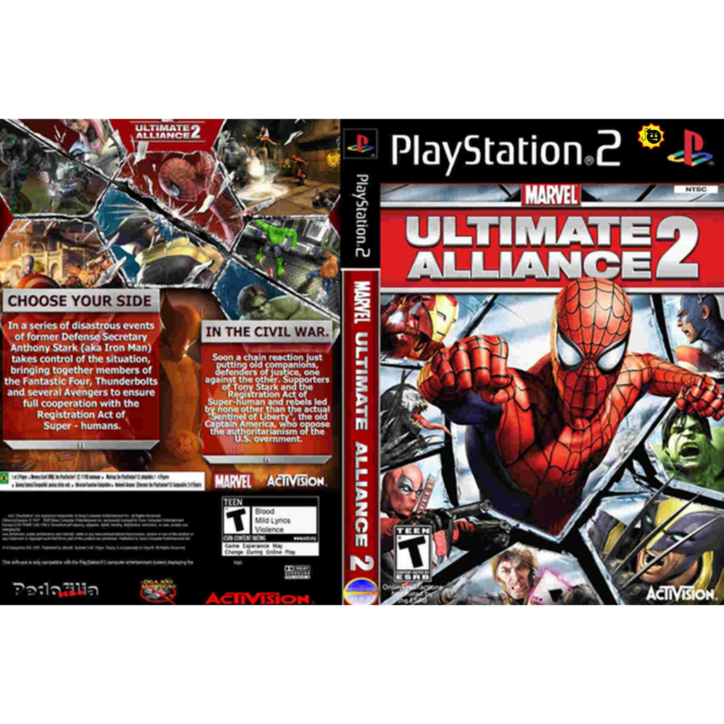 Ultimate Alliance 2 - jogo para PS 2 / Playstation 2 | Shopee Brasil