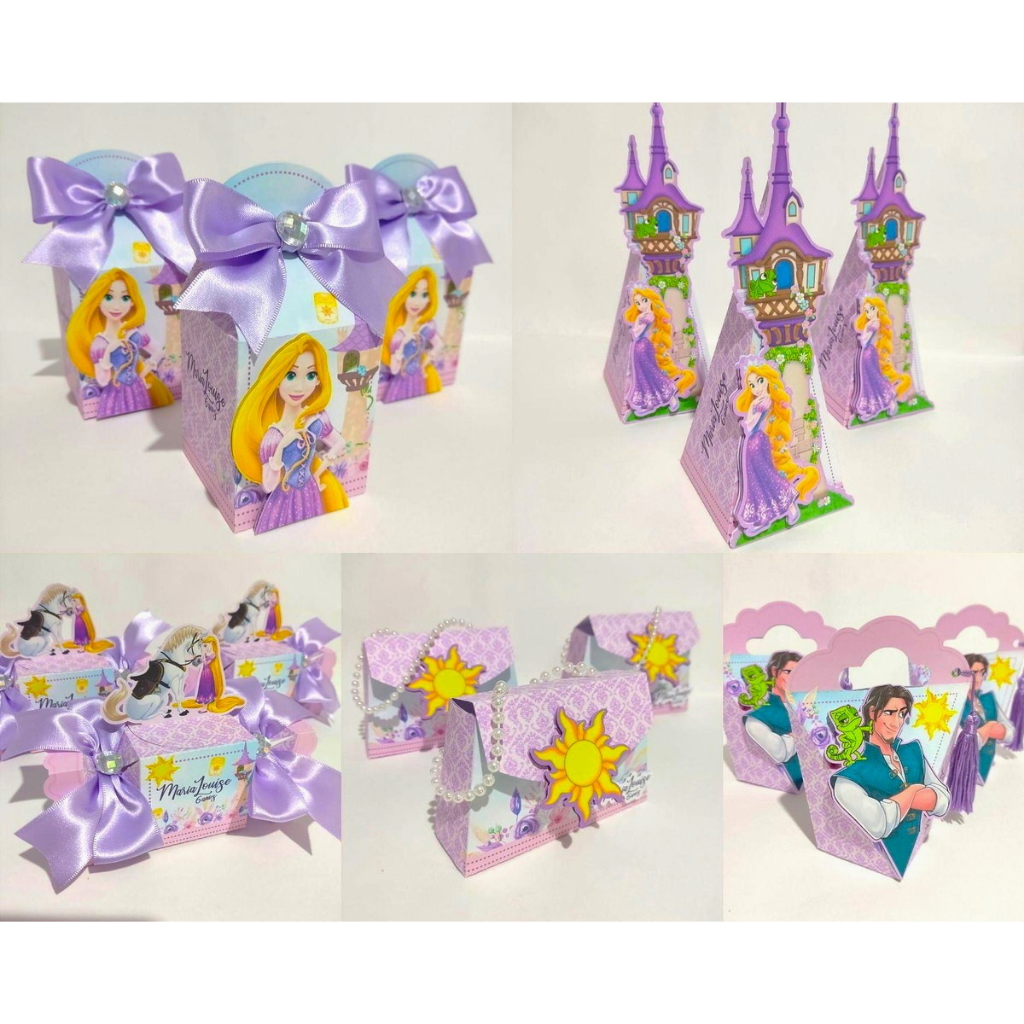 Kit scrap lembrancinha personalizada rapunzel enrolados princesa 25 ...