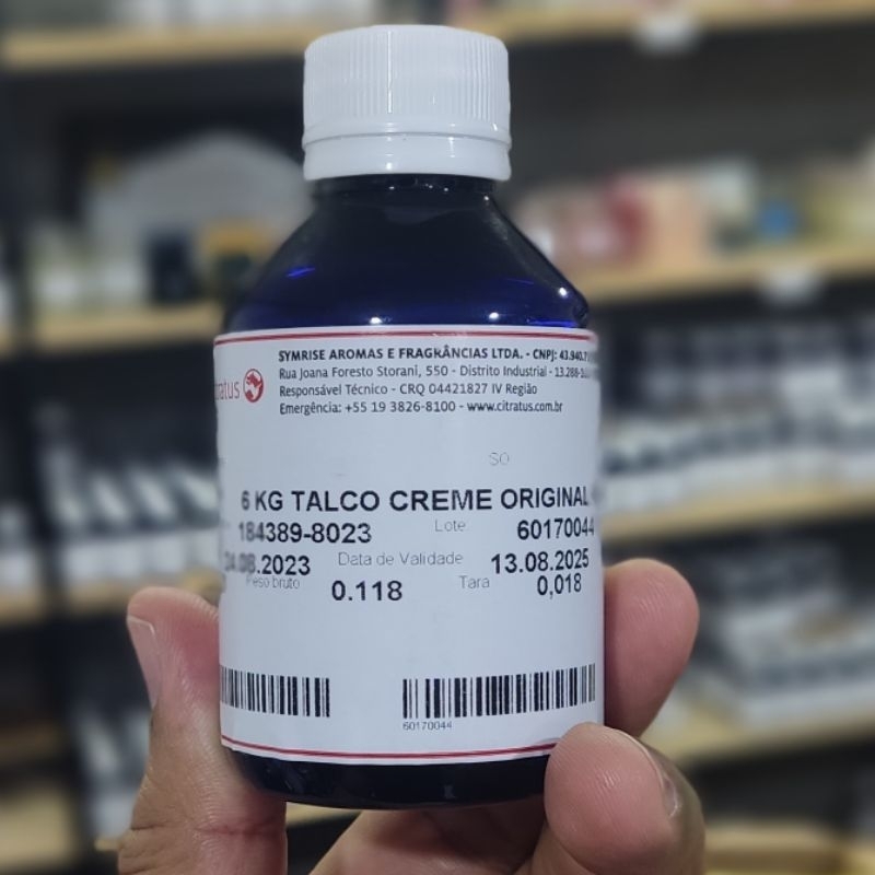 Essência Talco Creme Original HS Citratus | Shopee Brasil