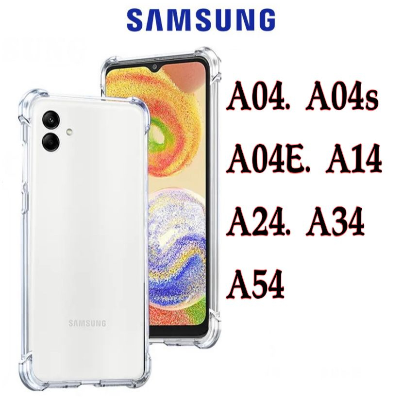 Capa transparente capinha TPU Anti Shock Impacto Samsung Galaxy A04 A04s A04e A14 A24 A34 A54 ...