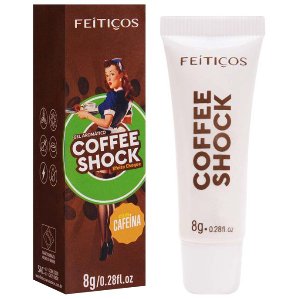 Gel Aromatico Beijavel Coffee Shock Gel Eletrizante Efeito Choque 8G ...